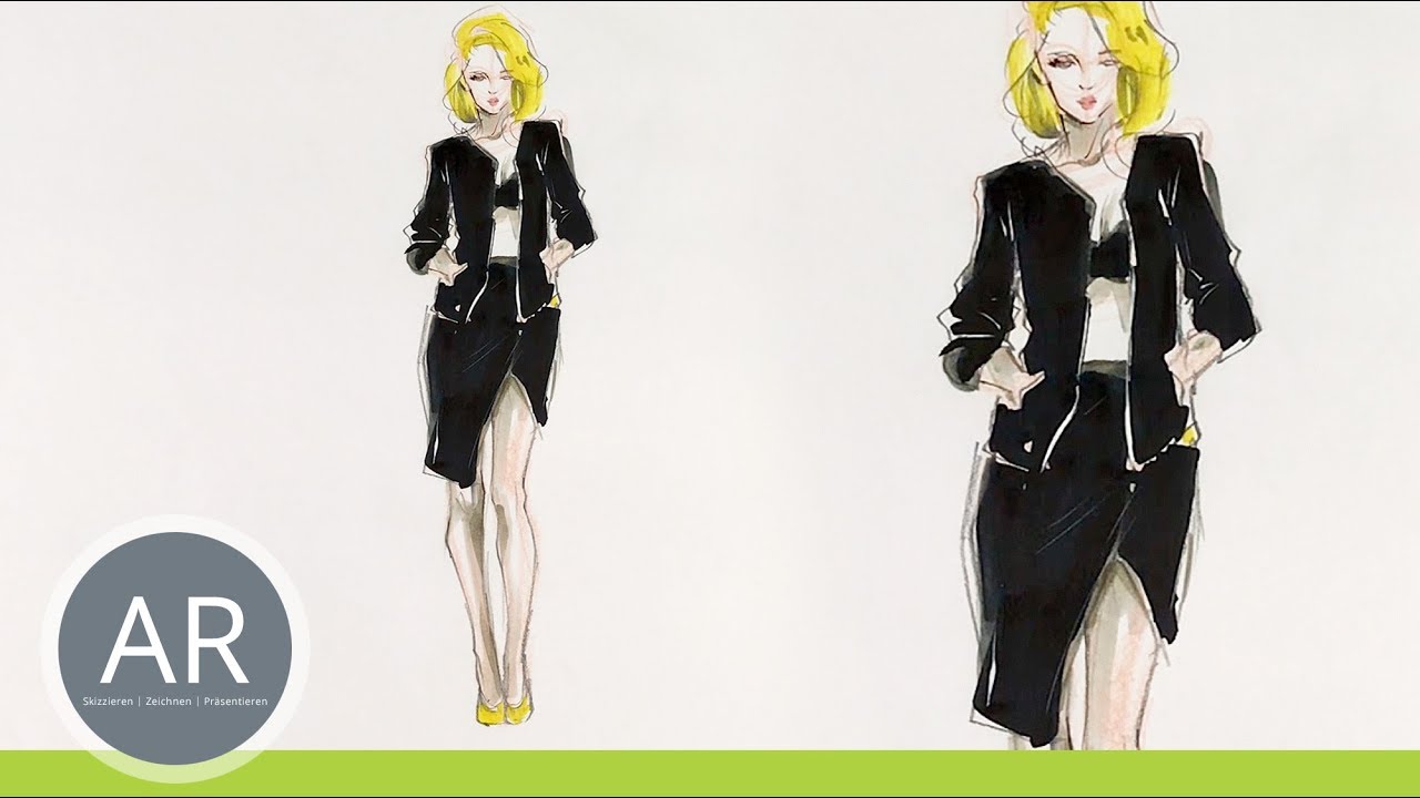 Mode-Figurinen. Figurinen schnell zeichnen. Ideen aus unserem ...
