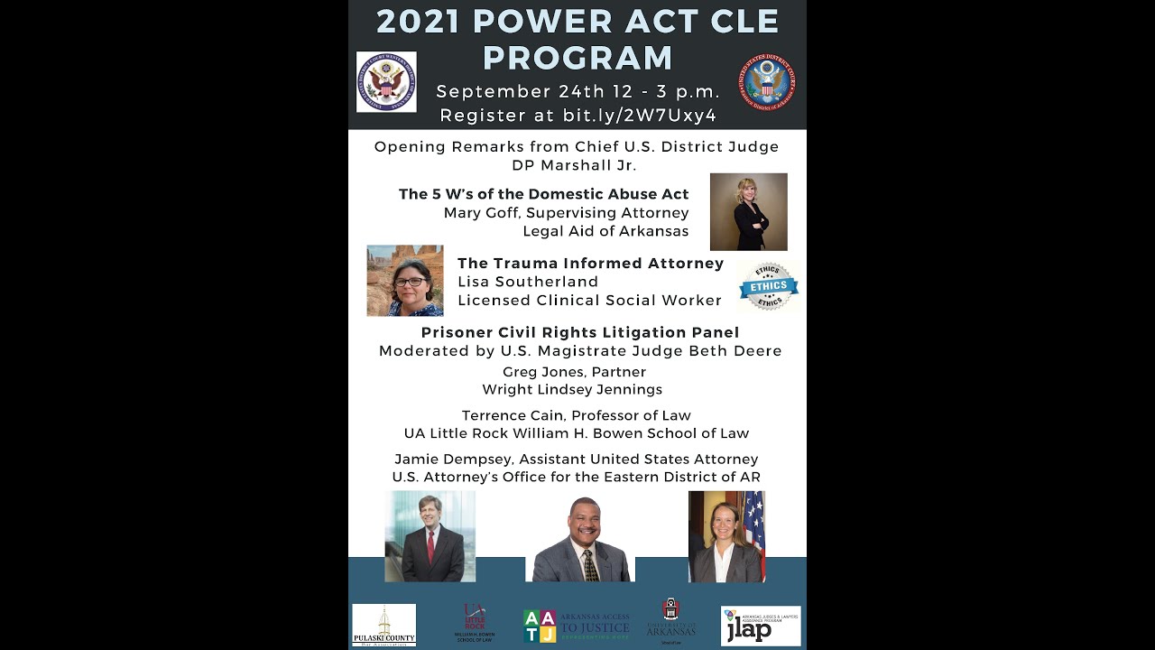 2021 Power Act CLE Program - YouTube