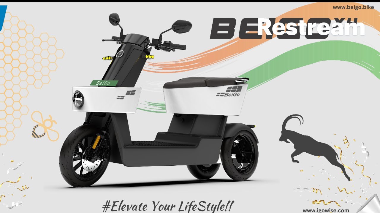 Beigo X4 Crossover SUV eScooter with AFO on-demand self-balancing - YouTube