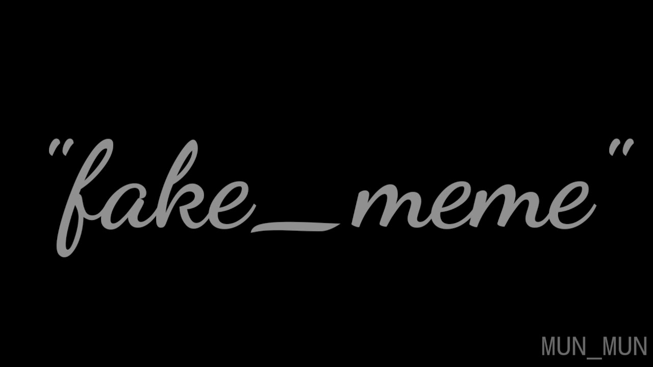 Fake Profile Memes