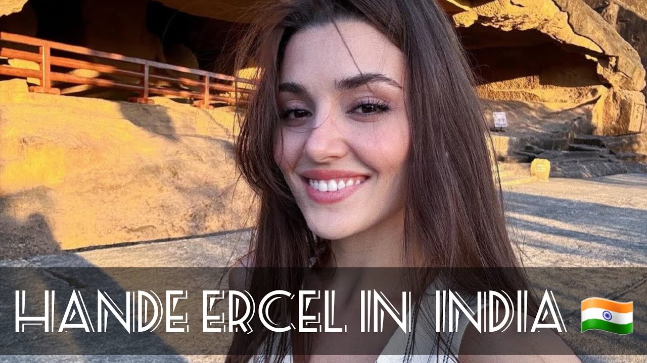 Hande Ercel In Mumbai Speaks On Hindi Youtube