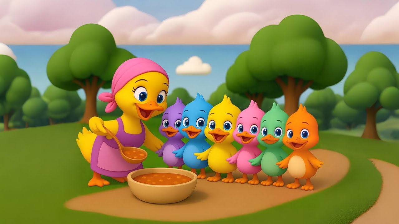 SEIS PATITOS 🟡VIDEOS PARA NIÑOS 🟡 CANCIONES INFANTILES 2025 🟡 MUSICA ...