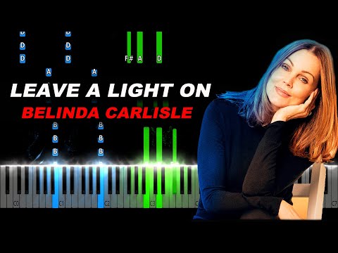 Belinda Carlisle - Leave A Light On Piano Tutorial