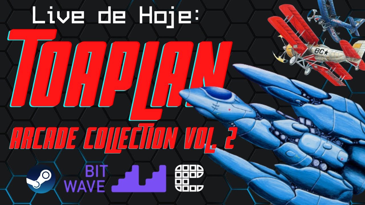 Live de Hoje: Toaplan Shoot'em'Up Collection Vol. 2 da Bitwave! - YouTube