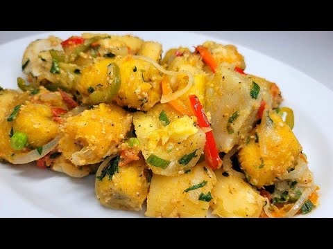 boiled & fried provisions | recipe guyanese style - YouTube