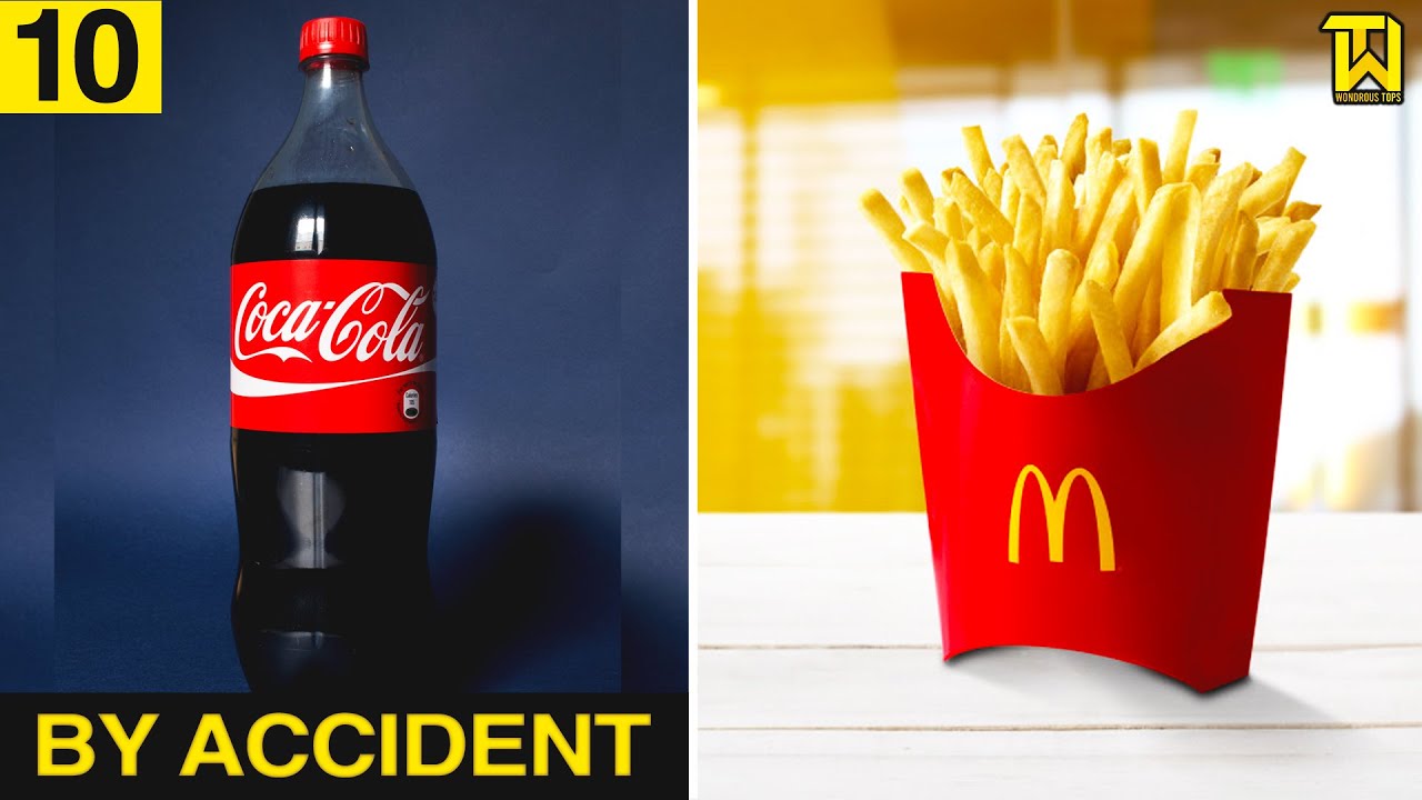TOP 10 ACCIDENTALLY INVENTED FOOD ITEMS - YouTube