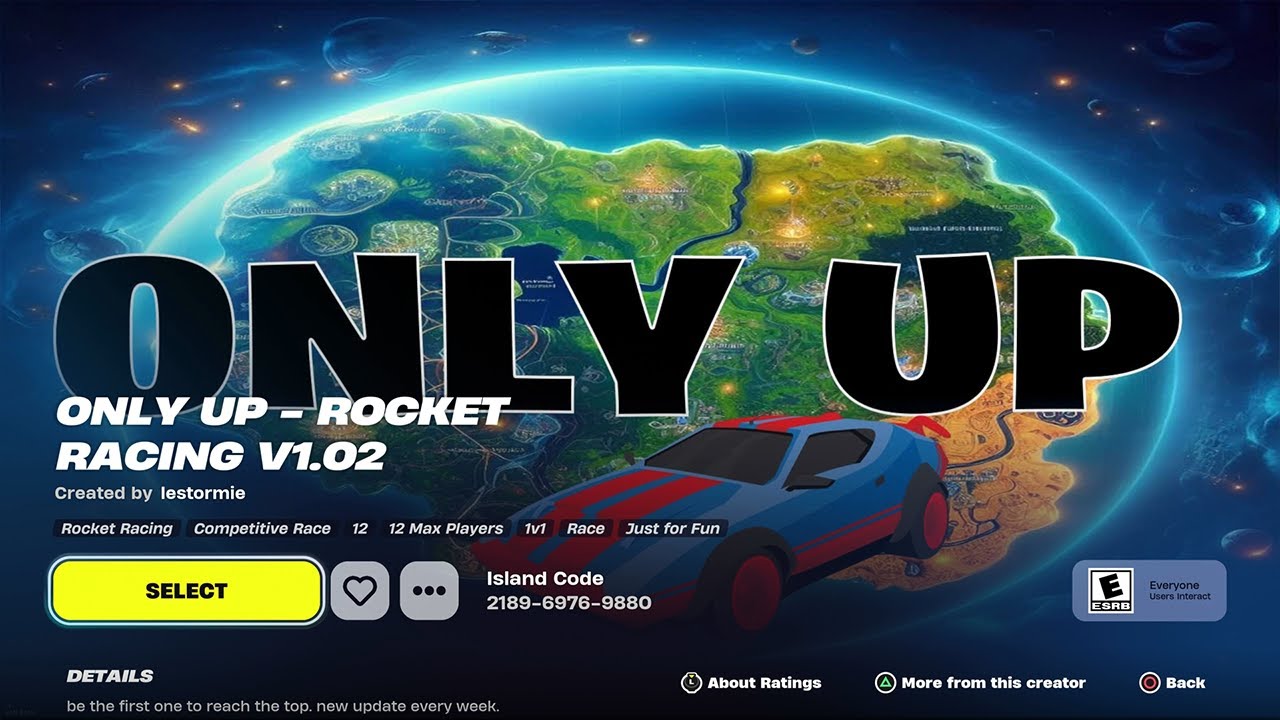 Rocket League Open Up Rocket Racing V1.02 Creative 2.0 Map Code in ...