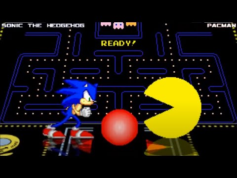 MUGEN Battle - Sonic VS Pacman [Watch Mode]