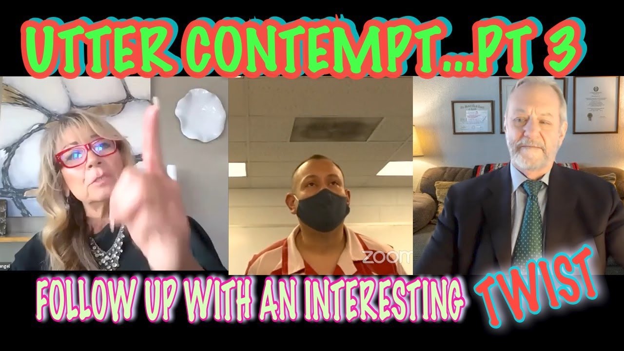 UTTER CONTEMPT…PART 3… !!! FOLLOW UP WITH AN INTERESTING TWIST ...