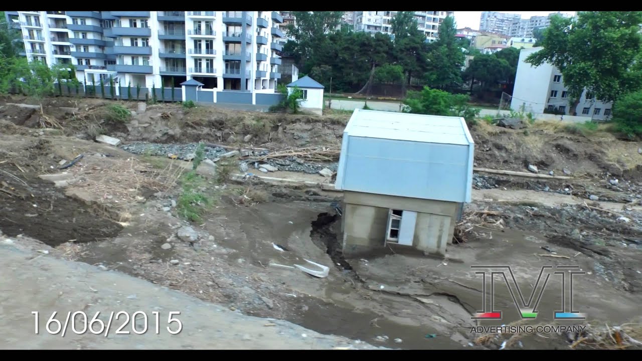 ვერის ხეობა წყალდიდობის შემდეგ TBILISI FLOOD , DJI Inspire 1 - YouTube