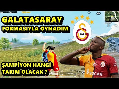 GALATASARAY FORMASI İLE OYNADIM ! ŞAMPİYON KİM OLACAK?  BATUR GAME SOLO SQUAD PUBG MOBİLE