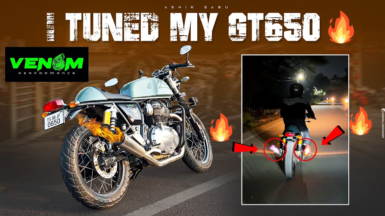 MY GT 650 GOT A STAGE 2 ECU TUNE BY VENOM PERFORMANCE| TELUGU MOTOVLOG ...