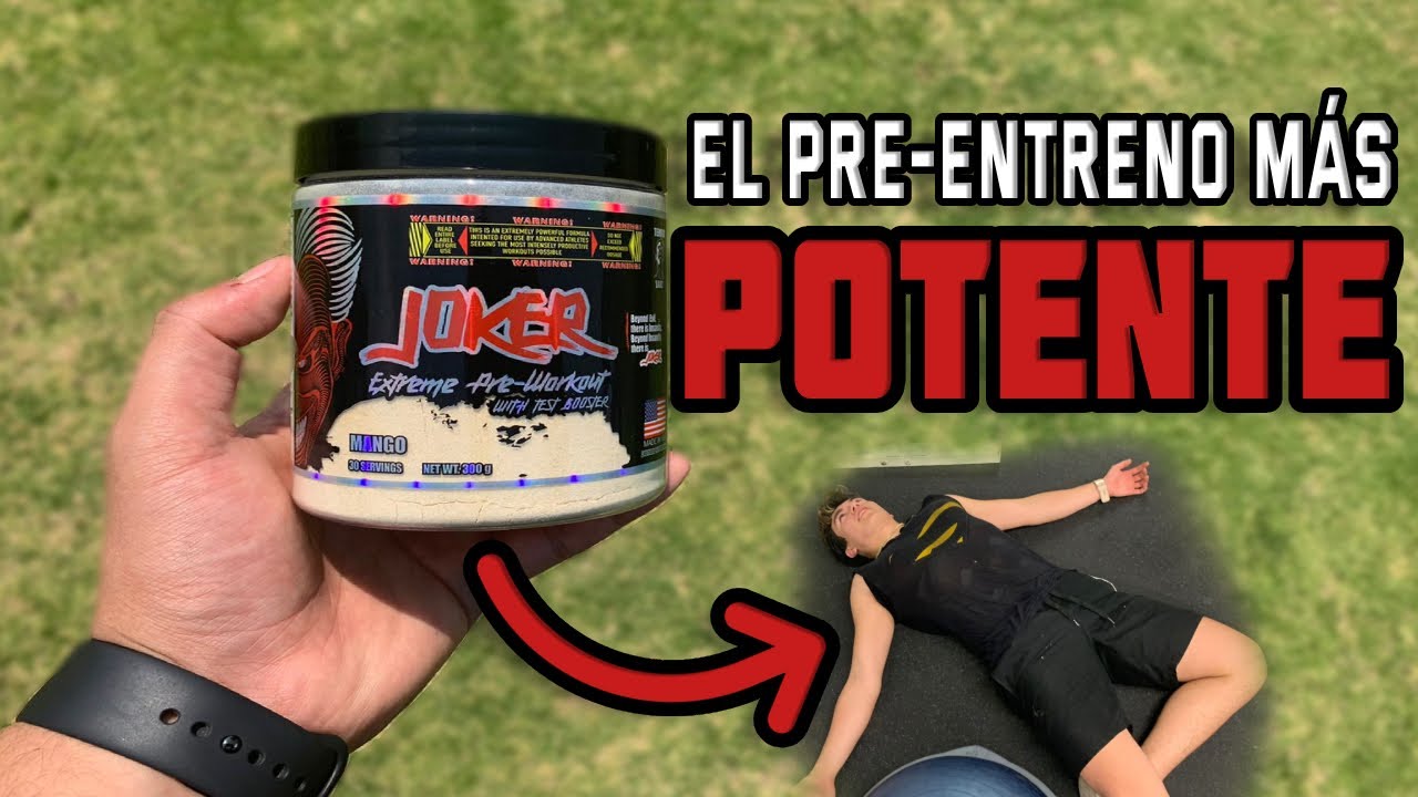 PROBANDO el Pre-Entreno MÁS POTENTE del MUNDO? (Joker) | Charly ...