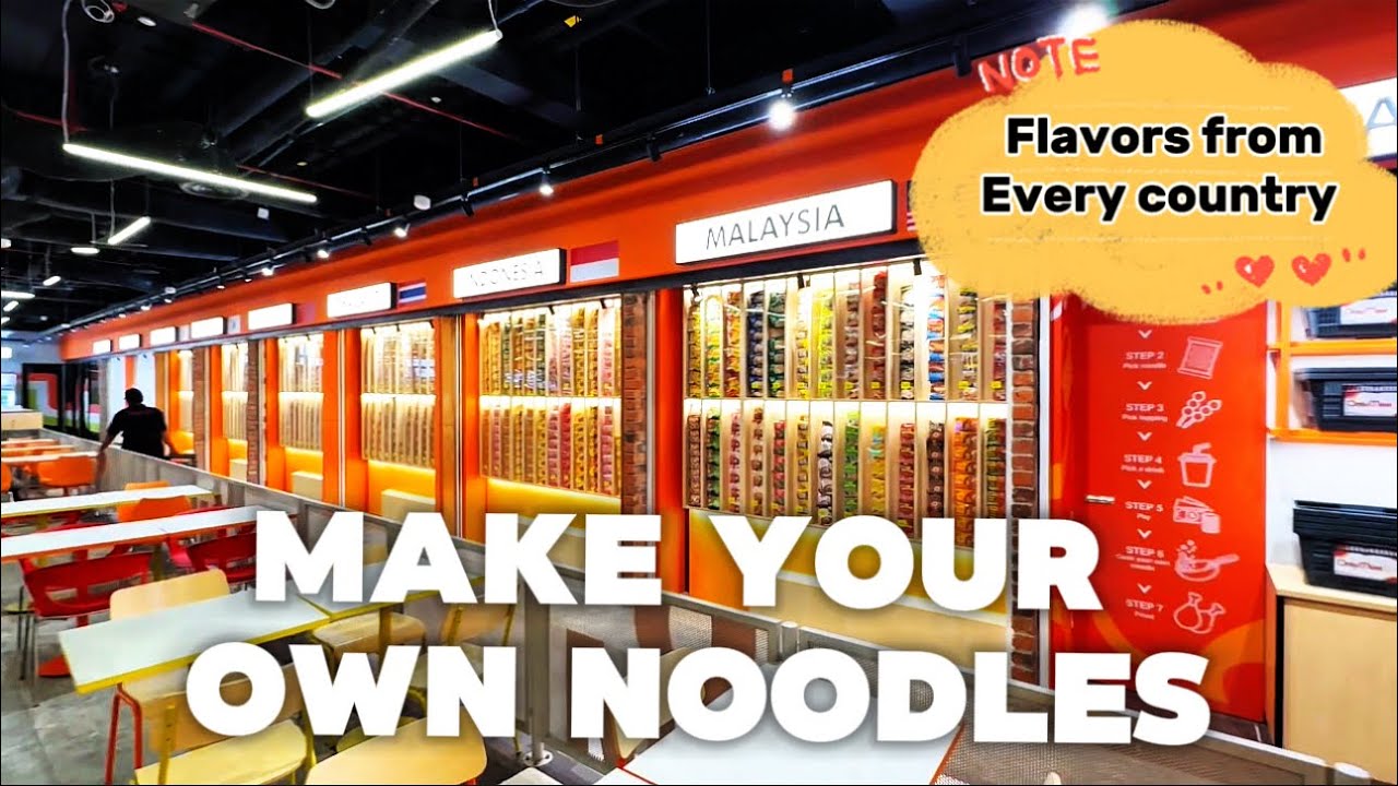 DIY noodle flavors from every country | Japan Korea Malaysia Indonesia ...