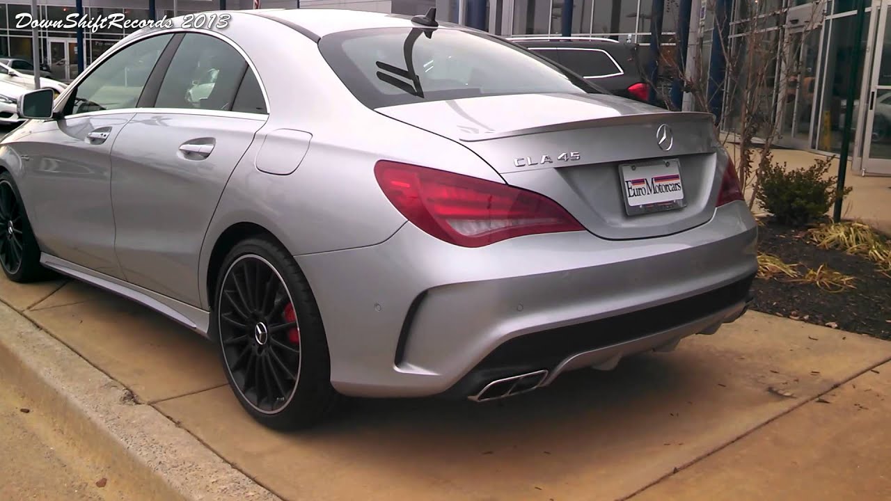 Two 2014 Mercedes CLA 45 AMG Walkarounds - YouTube