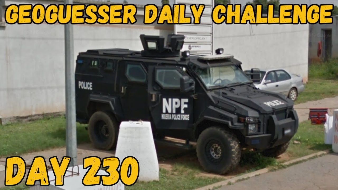 A police follow car! Geoguessr daily challenge day 230! - YouTube