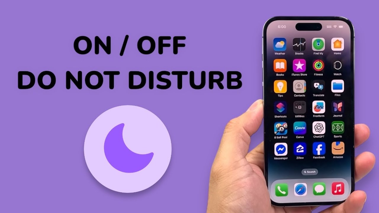 How To Turn On / Off Do Not Disturb On iPhone? - YouTube