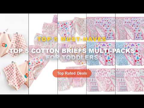 Cheap & Best Top 5 Cotton Briefs Multi-Packs For Toddlers Unboxing & Review - Multi Pack 3/6/12Piece