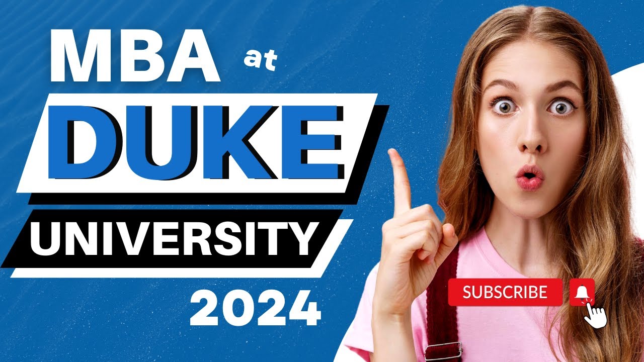 MBA at Duke University 2024 |#dukeuniversity - YouTube