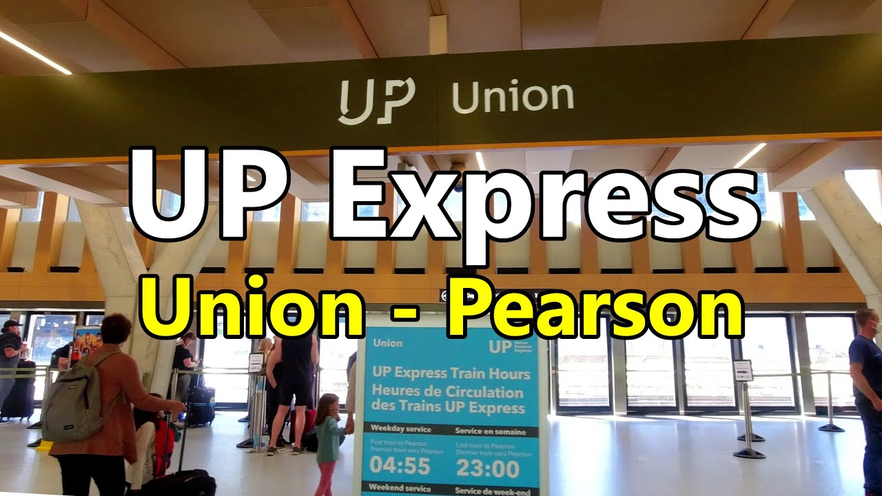 [4K] UP Express Ride From Union To Pearson Airport (Duration 27min ...