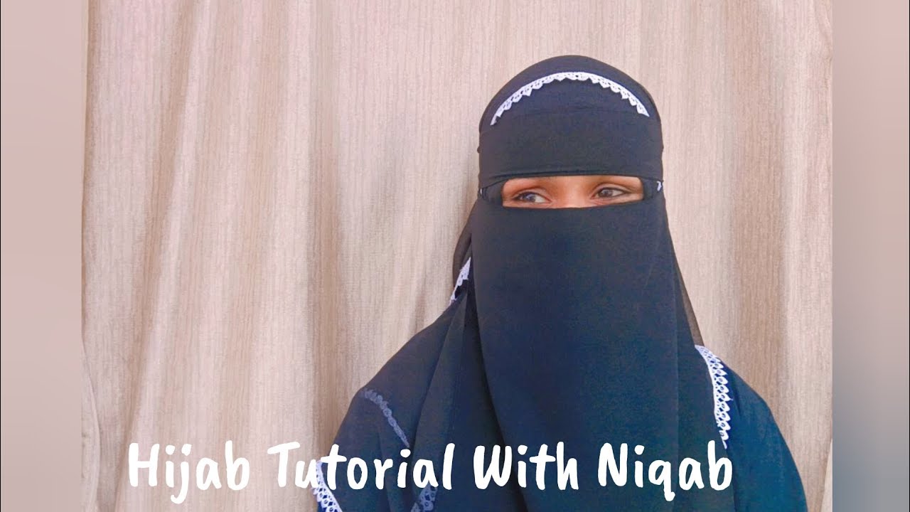 Hijab Tutorial With Niqab #hijabtutorial #hijab #hijabi #hijabi # ...