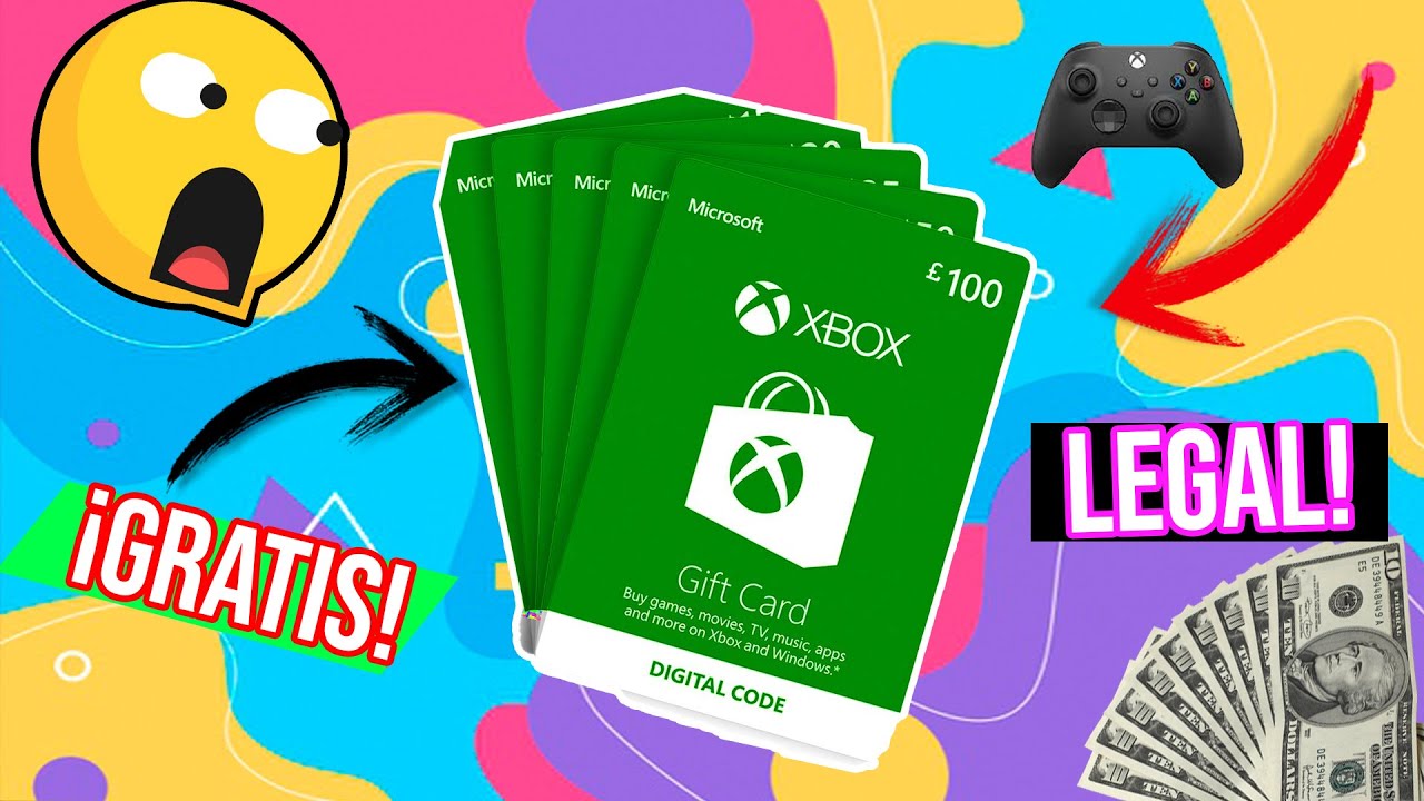 🤑COMO conseguir CODIGOS de TARJETAS de regalo XBOX GRATIS - YouTube