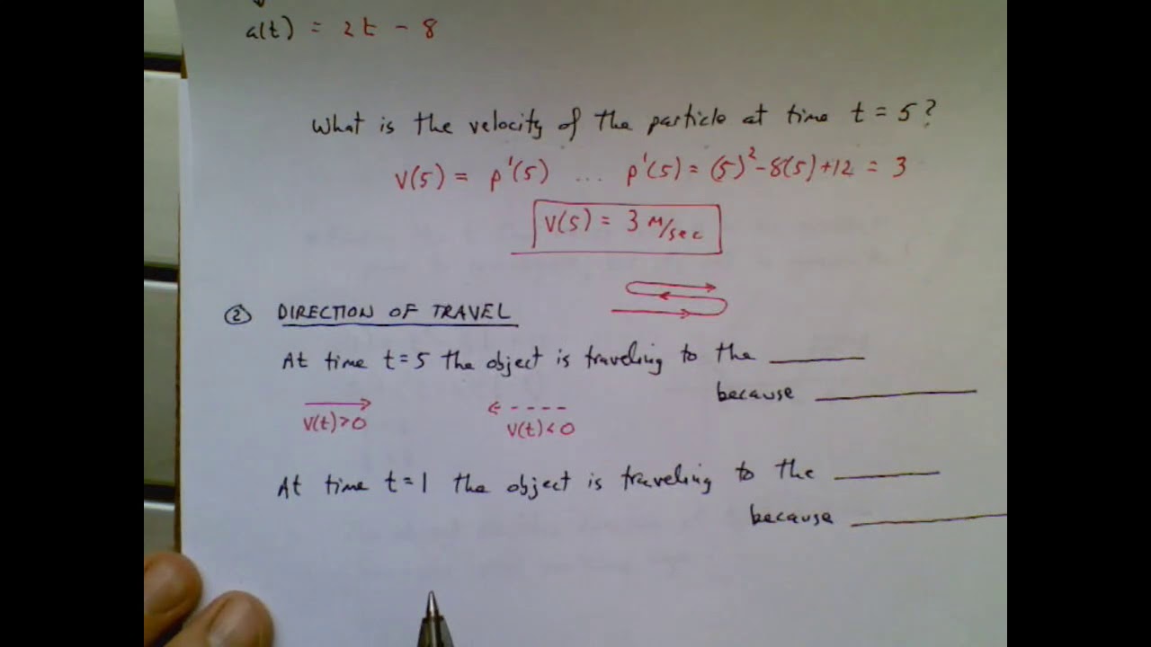Motion fundamentals With Derivatives - YouTube