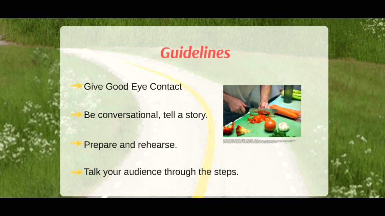 Process Speech Tips & Guidelines - YouTube