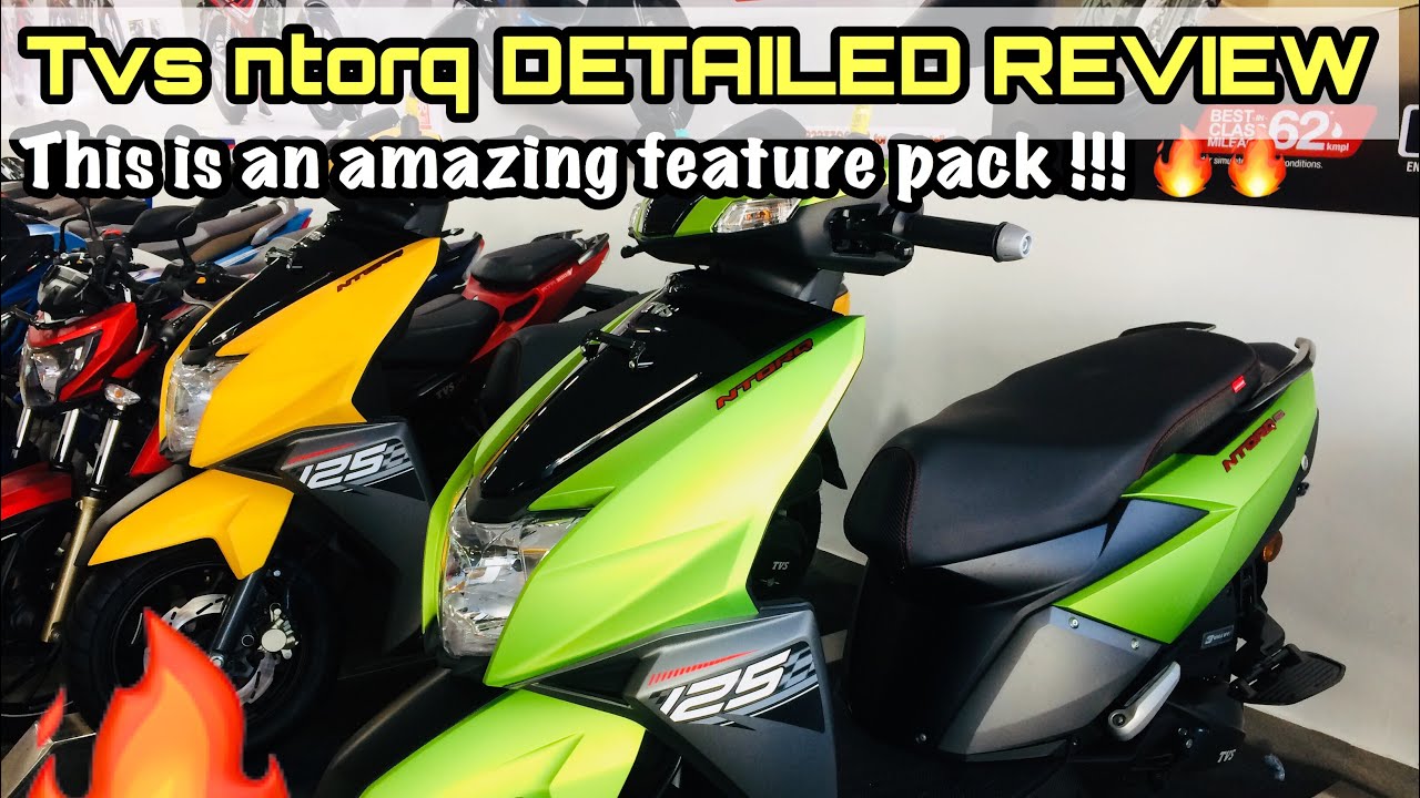 Tvs Ntorq Detailed review | 🔥 Amazing Features | Must watch - YouTube