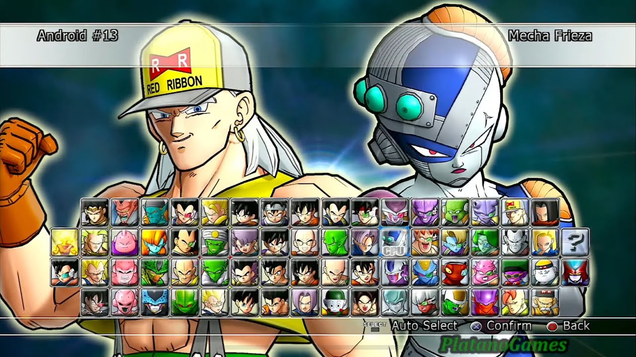 Dragon Ball Z Raging Blast 2 Android 13 vs Mecha Frieza - YouTube