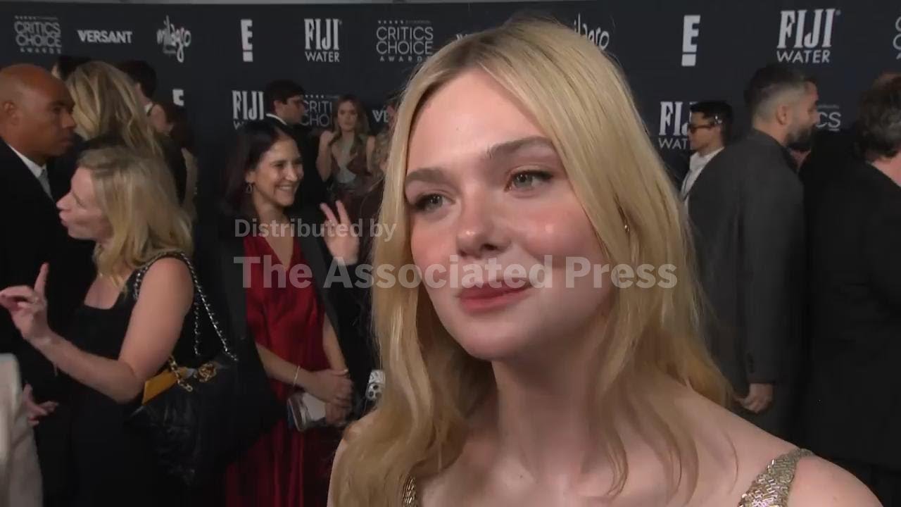 Elle Fanning, Katherine LaNasa, Amy Madigan and Tom Pelphrey arrive for ...