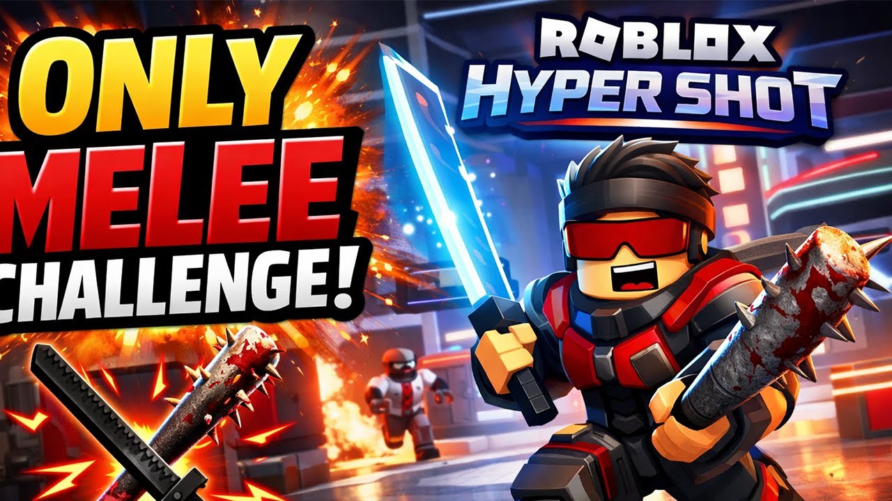 ROBLOX Hyper Shot Melee Only Challenge – No Guns Allowed - YouTube