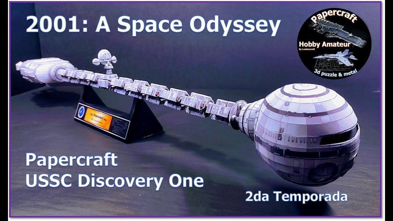 Ussc Discovery One - 2001: A Space Odyssey. Papercraft Season 2 - YouTube