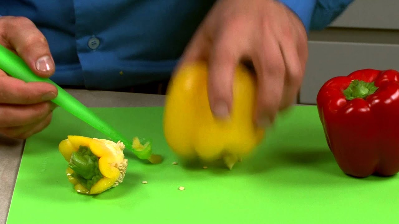 Bell pepper corer TESCOMA PRESTO - YouTube