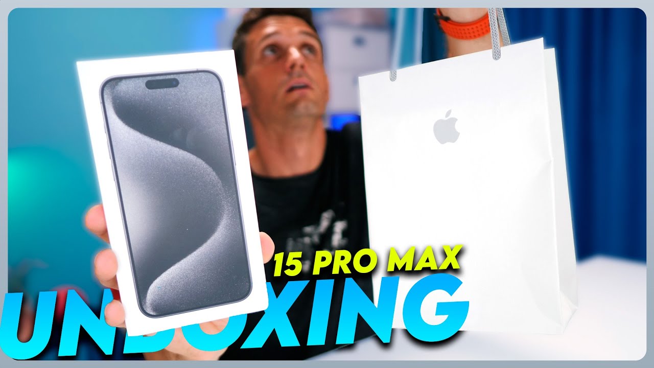 iPhone 15 PRO MAX Unboxing y PRIMEROS PASOS | Black Titanium - YouTube