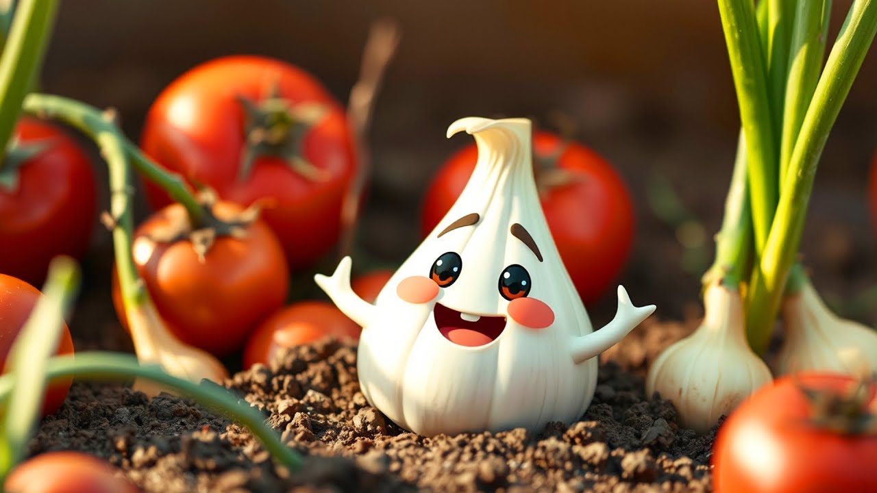 Garry the Garlic | Fun Nursery Rhyme for Kids 🧄🎶 - YouTube