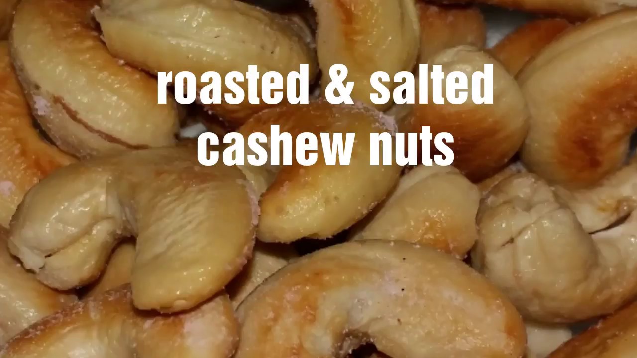 Salted kaju recipe | fried cashews | How to make roasted cashew nuts ...