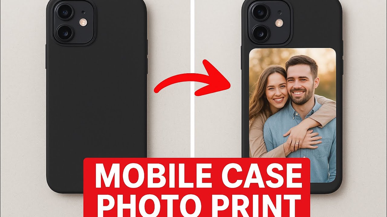 mobile 📲 back cover photo printing 
