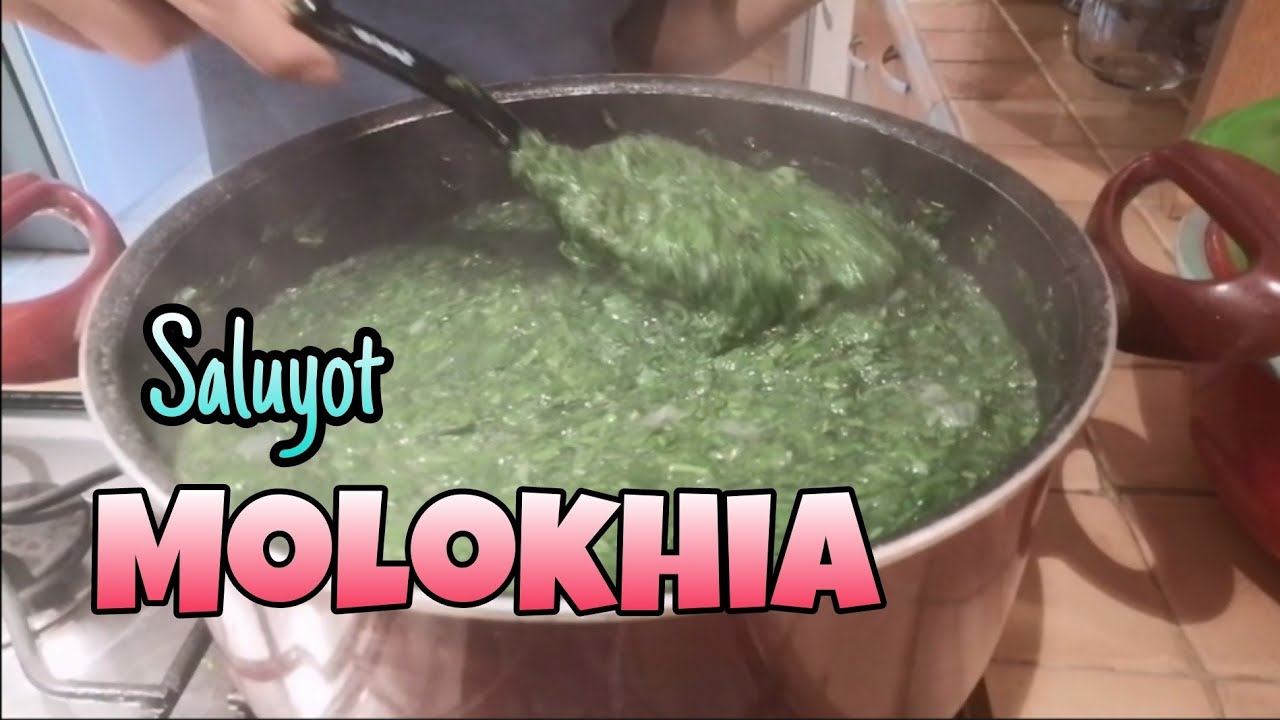 HOW TO COOK MOLOKHIA (MLOUKHIEH) WITH CHICKEN || Lebanese Food ...