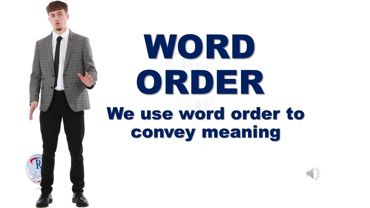Aula de inglês: Word order - YouTube