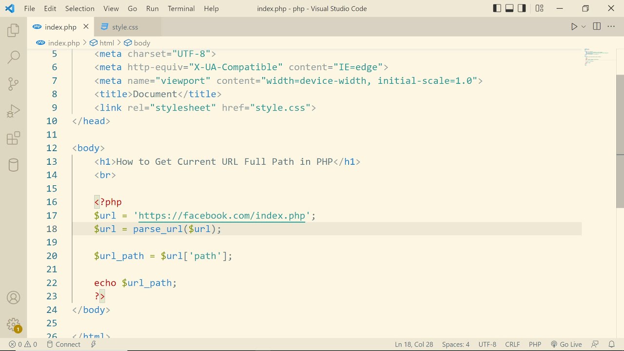 How To Get Current Url Full Path In Php Php Problem Solving Learn 3016