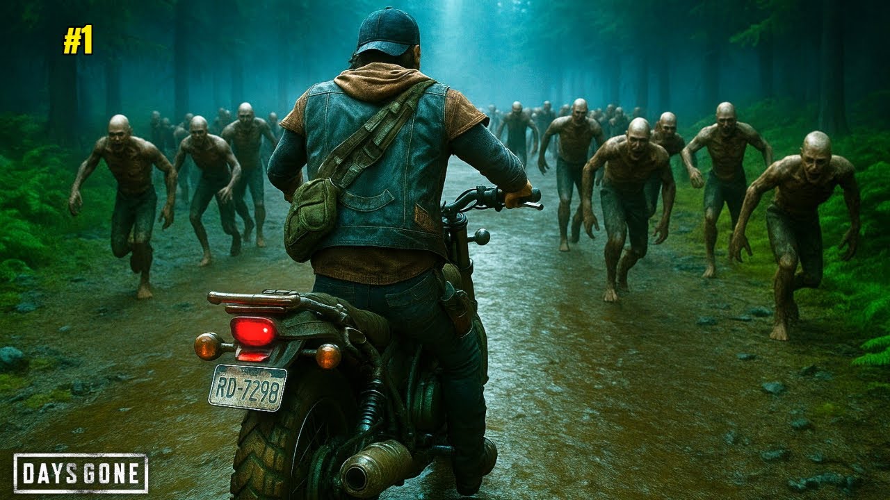 The Best Zombie Game | Days Gone The Broken Road Gameplay #1 - YouTube