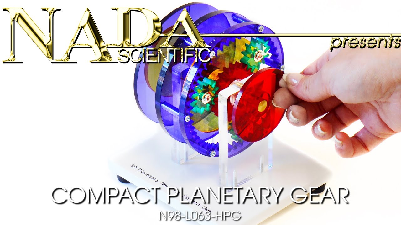 Compact Planetary Gear Model - NADA Scientific - YouTube