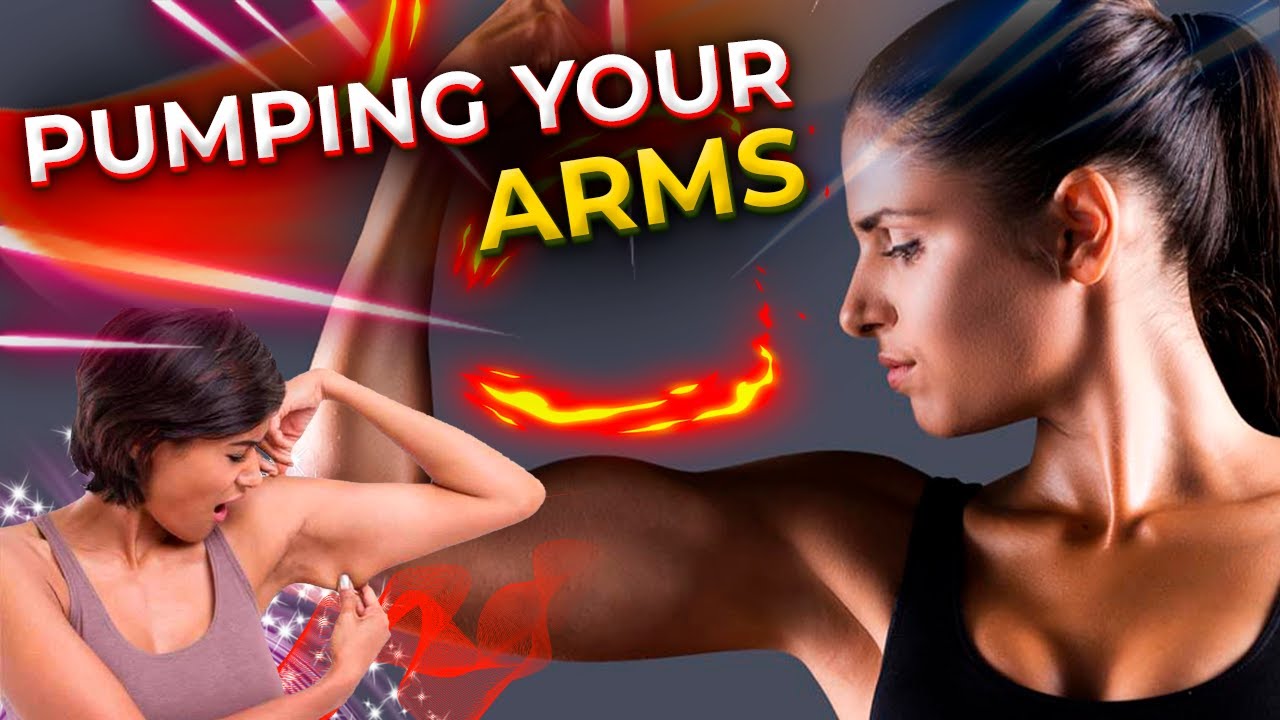 Effective exercises for PUMPING ARMS at home. 23 minutes of intense ...
