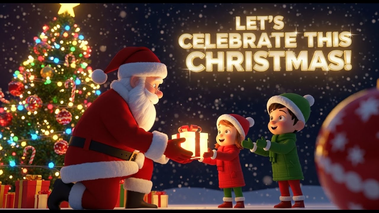“Let’s Celebrate This Christmas | Fun Animated Kids Song” - YouTube