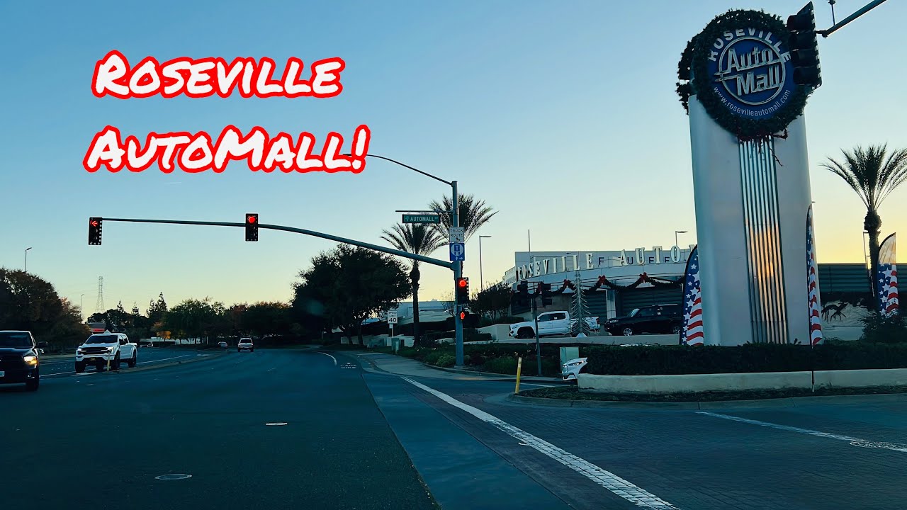 ROSEVILLE AUTOMALL PARKING LOT TOUR IN ROSEVILLE CALIFORNIA! - YouTube