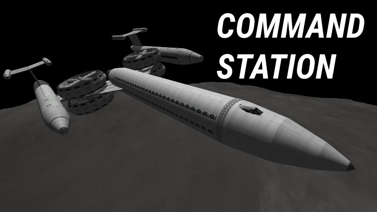 KSP: GIANT COMMAND STATION! Make Dres Great Again [Part 2] Kerbal Space ...