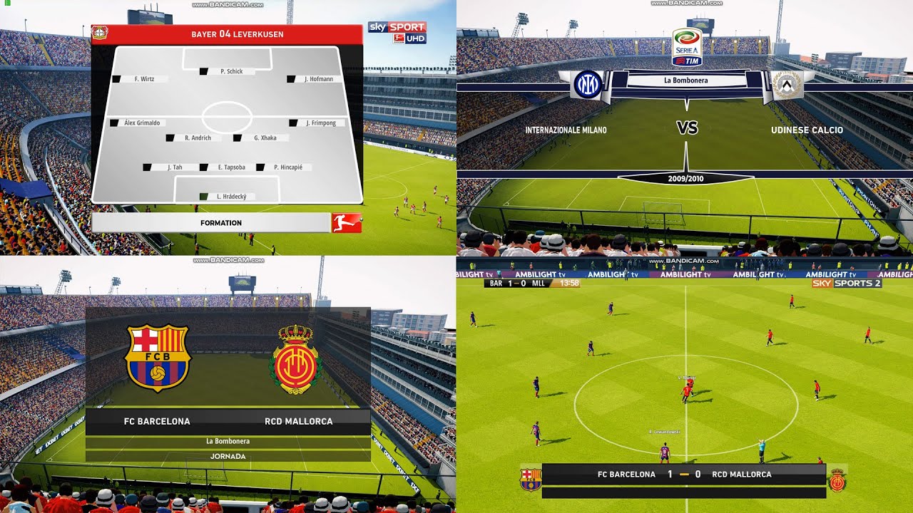 PES 2017 CLASSIC SCOREBOARD 3 IN 1 2009/2010 - YouTube
