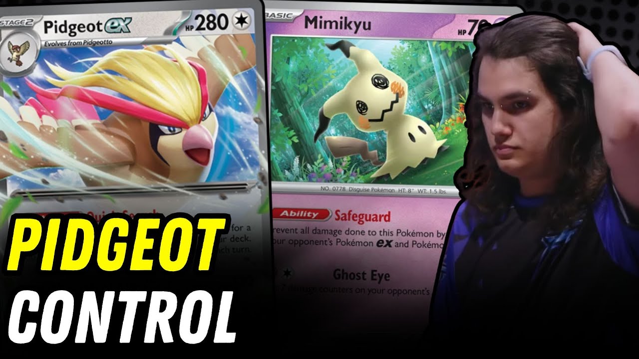 Pidgeot Control with Cyrus Davis Pokemon TCG Live Gameplay - YouTube