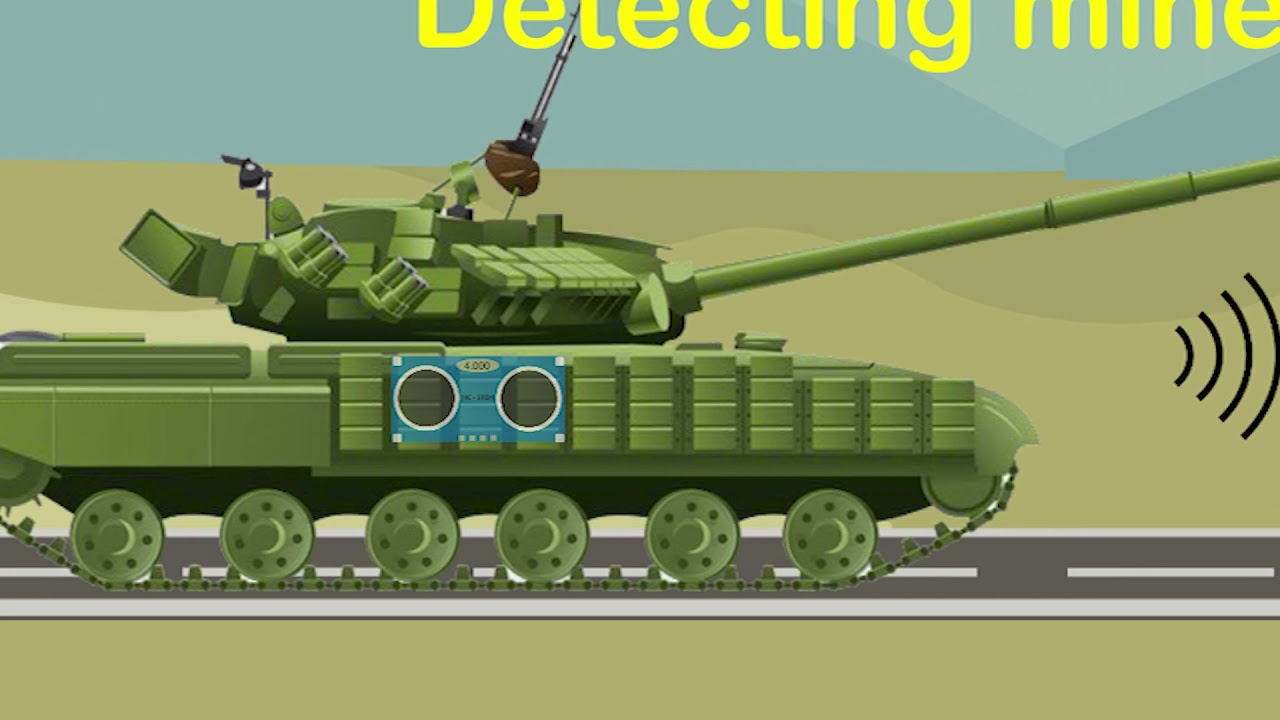 Ultrasonic Bomb Detectors vehicle Final Year Engineering Projects ...